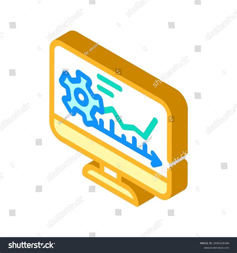 Software Erp Isometric Icon Vector Software Stock Vector Royalty Free