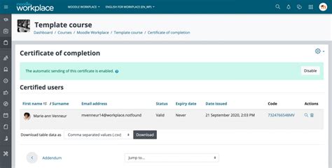 Moodle Workplace New Features MoodleDocs