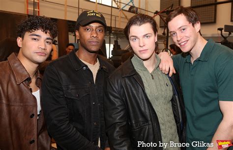 Photos The Cast And Creatives Of Broadways The Outsiders Meet The Press