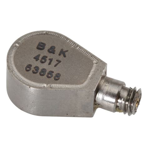 Bandk Type 4517 Miniature Tear Drop Ccld Accelerometer 10 Mv G Incl Cable Durham Instruments
