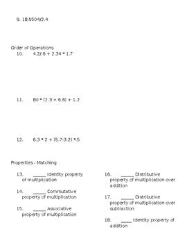 Decimal Unit Test By Stephanie Schmidt TPT
