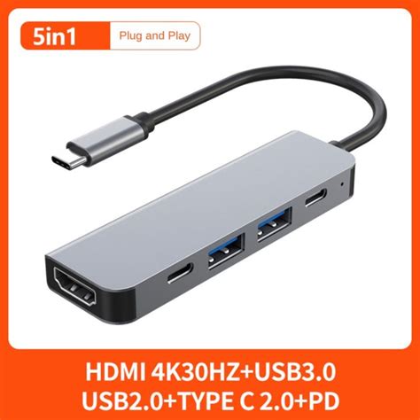 Type C In Docking Station Hdmi Compatible K Usb Type C Data