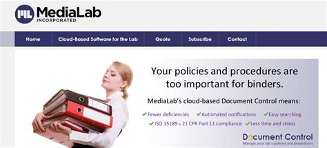 Laboratory Document Control Reviews And Pricing 2018