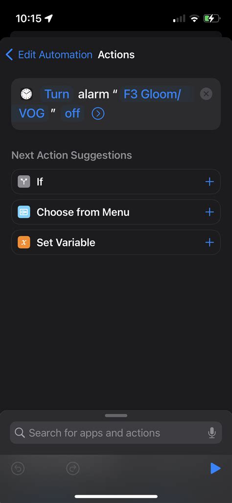 Single Use Alarms On Ios