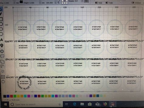 0 9 05 Curved Text Problem Lightburn Software Lightburn Software Forum