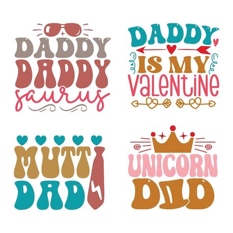 행복한 아버지의 날 티셔츠와 Svg 디자인 아버지 아빠 아빠 아버지 Svg 인용 티셔츠 디자인 프리미엄 벡터