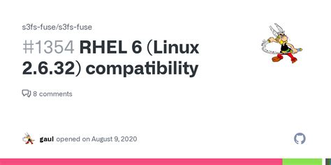 rhel 6 linux 2 6 32 compatibility · issue 1354 · s3fs fuse s3fs fuse