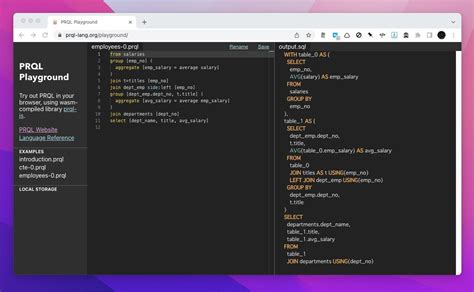 prql sqlを置き換えを目指すモダンなデータ変換言語 ソフトアンテナ