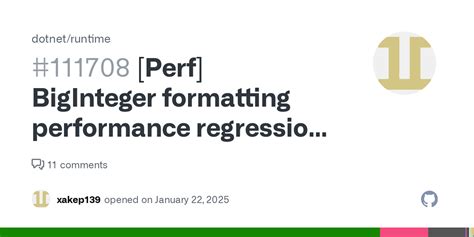 Perf Biginteger Formatting Performance Regression In Net 9 · Issue