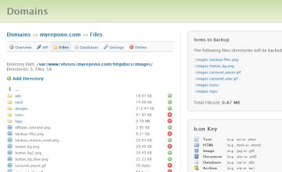 MyRepono Website And MySQL Database Backup Service
