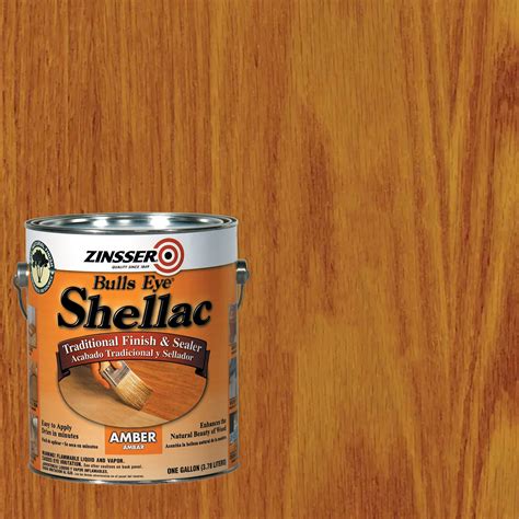 2 Pack Amber Zinsser Bulls Eye Shellac Flat 701 Gallon