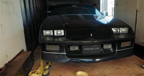 1987 Camaro Iroc Z In Trailer Full Of Muscle Cars