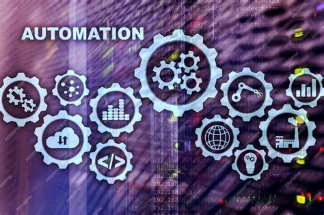 premium photo automation productivity increase concept technology