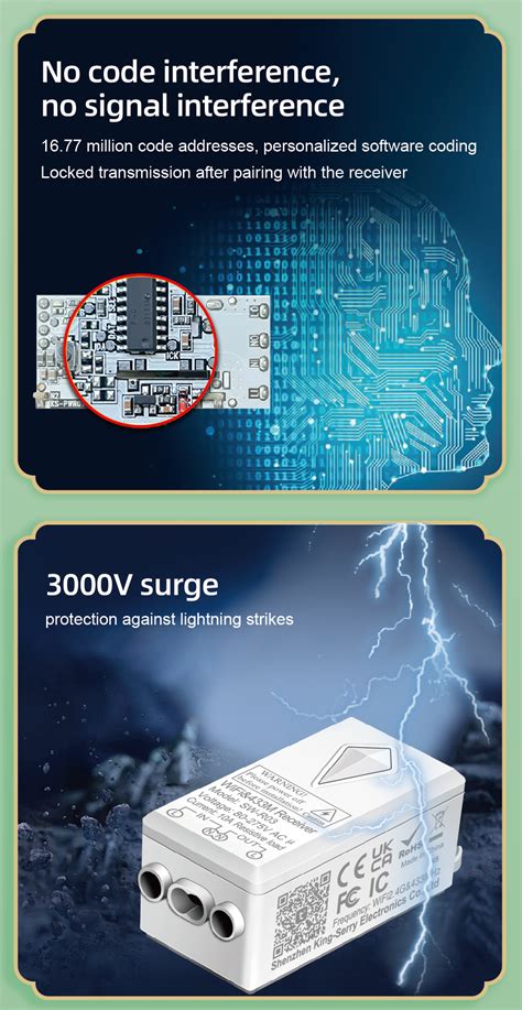 wireless light switch and receiver kit outdoor no wiring wifi remote