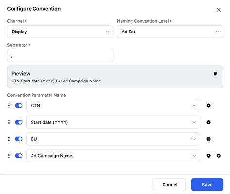 ‎ads static naming conventions sprinklr help center