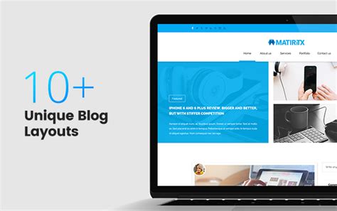 materialize material design based multipurpose html template by