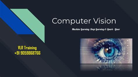 Computer Vision Curriculum VLR Training Software Training Institute Kukatpally Jntu