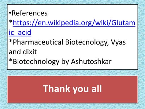 Production Of Glutamic Acid Pptx Production Of Glutamic Acid Pptx