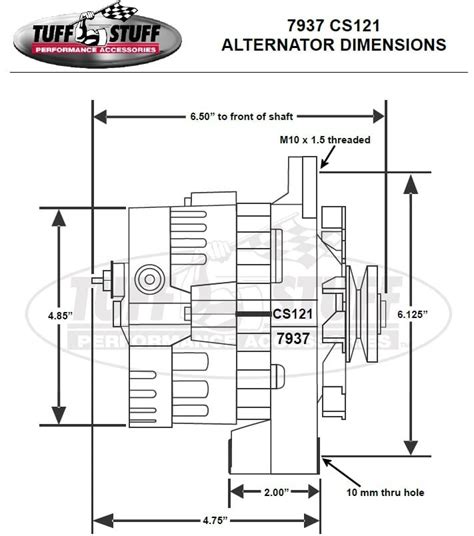 Ls Compact Alternator Dimensions Heavy Metal Garage