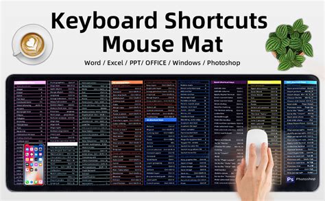 Dayi Anti Slip Keyboard Pad With Shortcuts Quick Key Super Large Anti Slip