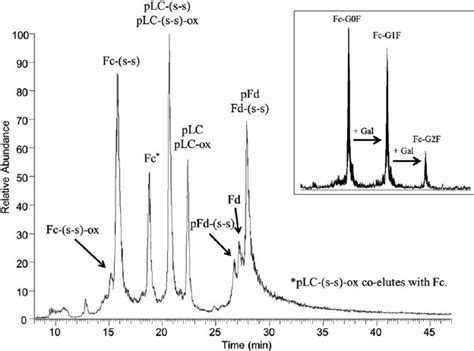 Lc Ms Total Ion Chromatogram Tic Of Us Rituximab Digested With Ides