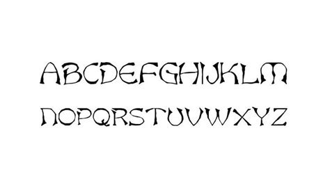 WU Tang Font Free Download Font XS