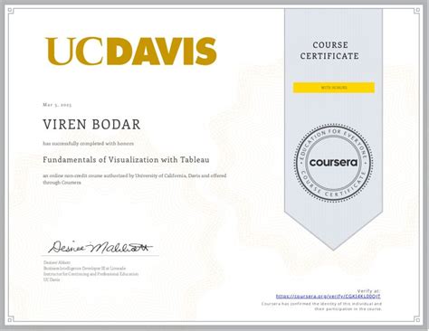 Tableau Datavisualization Learning Coursera Ucdavis Analytics