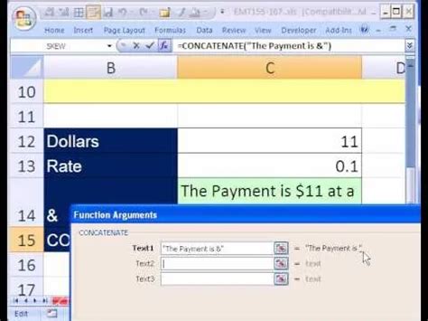 How To Use The Concatenate Function Ampersand In Excel Microsoft Office WonderHowTo