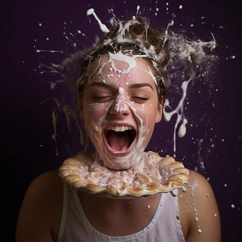 Premium AI Image Pie Face Photo