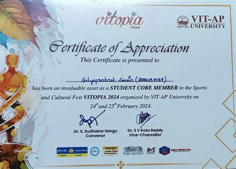 Satyaprakash Swain On Linkedin Leadership Eventmanagement Teamwork Culturalfest Vitap