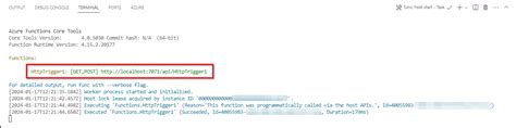 is it possible to specify route as an empty string in azure function