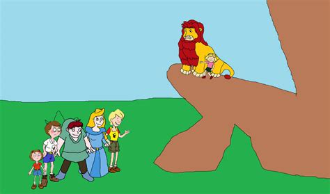Simba Leads Quasimodo And Mona To Defeat Nessus By Grad2001 On Deviantart