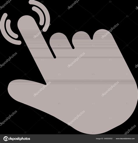 Hand Cursor Arrow Vector Icon Digital Communication Mouse Click Symbol Stock Vector Image By