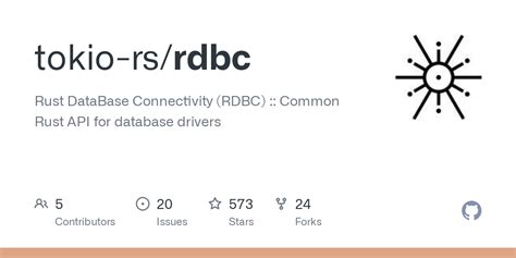Github Tokio Rsrdbc Rust Database Connectivity Rdbc Common Rust Api For Database Drivers