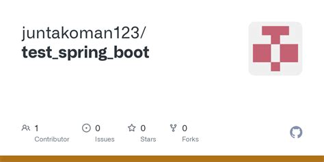 Github Juntakoman123testspringboot