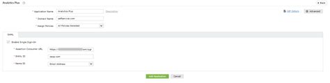 Configuring Saml Sso For Manageengine Analytics Plus