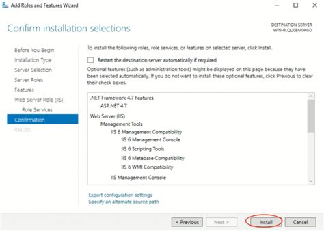install web server iis pada windows server sanata system