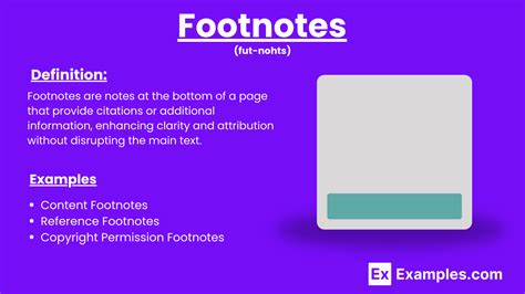 18 Footnotes Examples