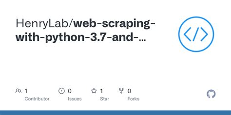 GitHub HenryLab Web Scraping With Python And Beautiful Soup