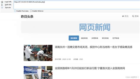 伪静态and搜索注入 Csdn博客
