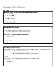 Understanding Sequences: Functions & Notations Explained | Course Hero