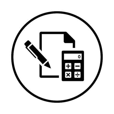 Premium Vector Calculator Calculate Calculation Budget Icon Black Vector Design