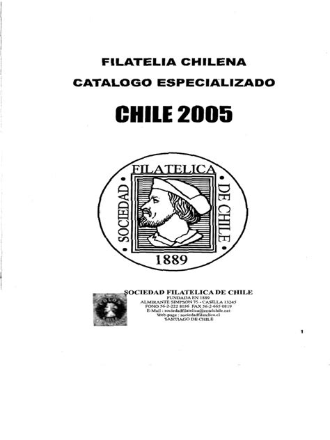 Filatelia Chilena 1 100 Pdf