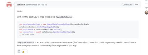 Dotnet7与npgsql70中关于geometry映射失败 Sqlsugar Net果糖网