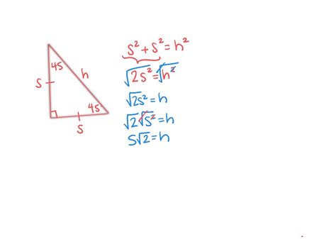 Write A Function That Returns The Hypotenuse Of A Right Triangle Given