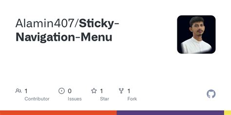 Sticky Navigation Menuindexhtml At Main · Alamin407sticky Navigation
