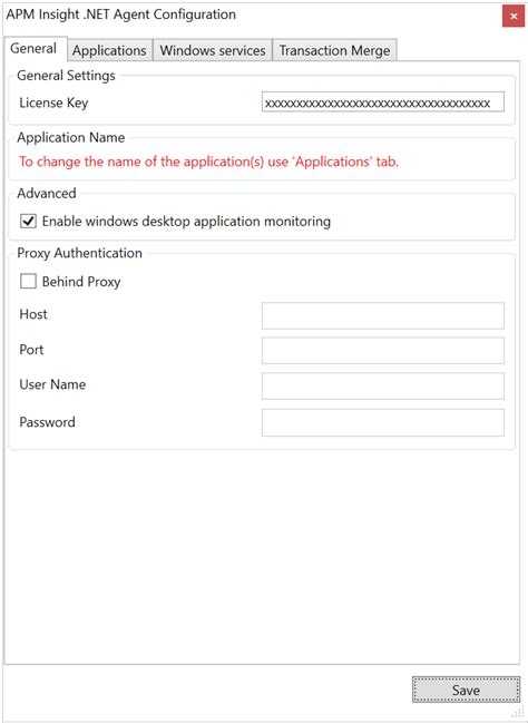 Windows Desktop Application Monitoring Apm Insight Net Agent