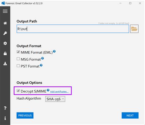 s mime decryption metaspike knowledge base