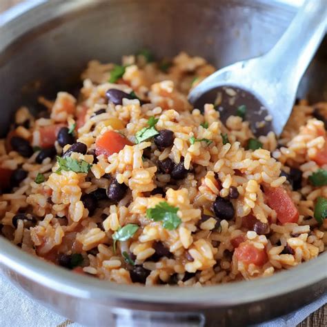 Zesty Mexican Tomato Rice And Beans In Just 30 Minutes