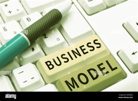 Conceptual Display Business Model Business Showcase Model Showing How A Company Operates To